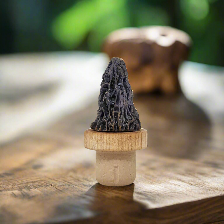 Morel Mushroom Bottle Stopper | Wine | Olive Oil | Balsamic – Timber Bronze