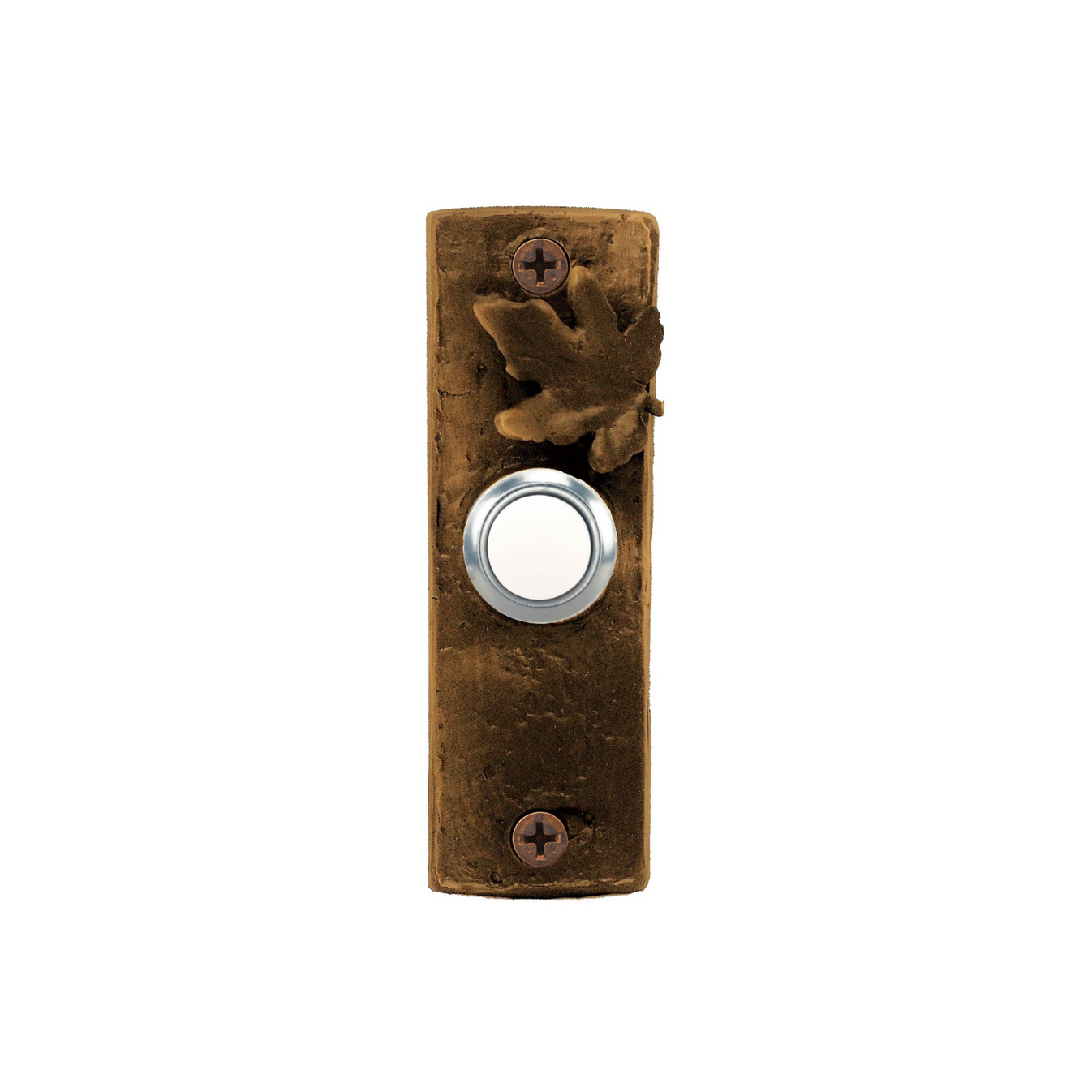 Slim Maple Leaf Doorbell | Decorative Farmhouse Doorbell – Timber Bronze