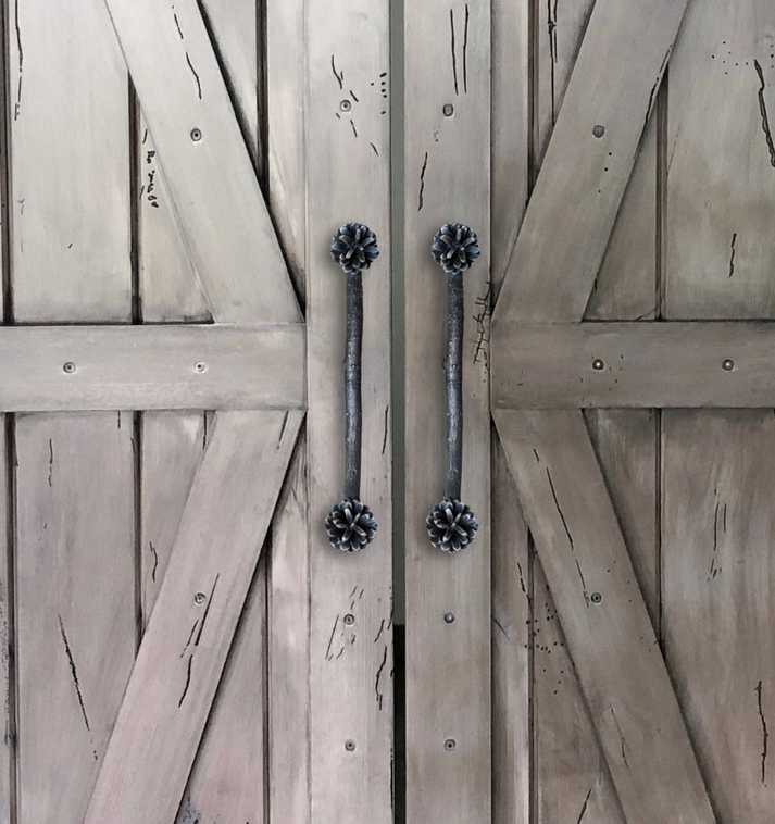 Lodgepole Pinecone Door Handle | Custom Handcrafted Door Handle ...