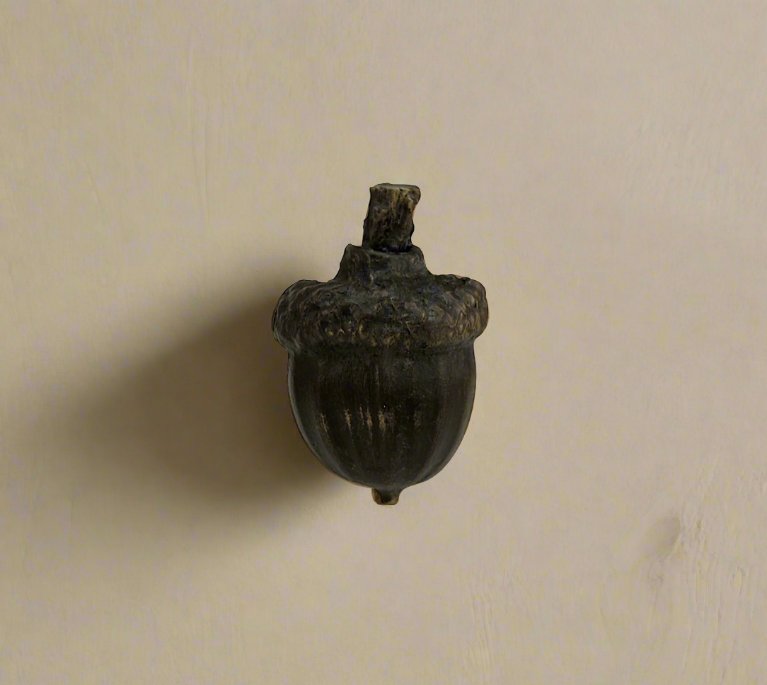 Acorn Knob – Handcrafted Bronze Acorn Cabinet Hardware – timber bronze